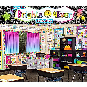 Teacher Created Resources Pink and Orange Color Wash Straight Border Trim