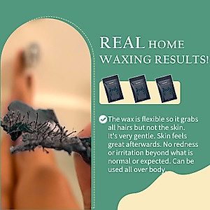 Maxpearl Hard Wax Beads, 300g Hair Removal Wax Beans for Brazilian Bikini, Face, Eyebrows, Underarms, Arms, Chest, Back, Legs, Pack of 3