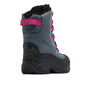 Columbia Youth Unisex Bugaboot Celsius, Graphite/Wild Fuchsia, 3