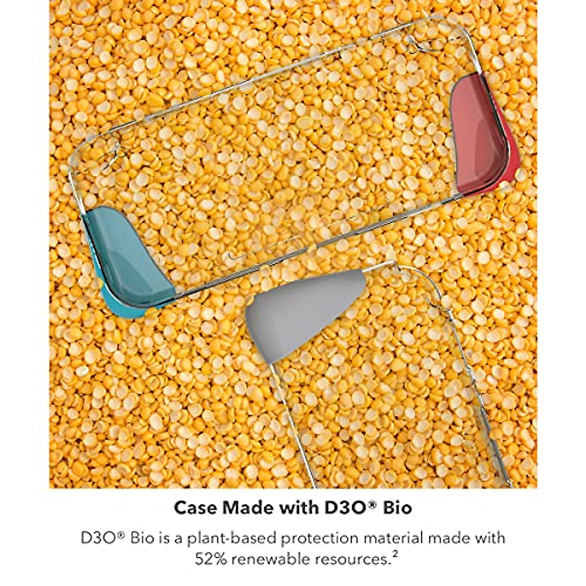 ZAGG Gear4 Kita Grip 360 Slim Case & Screen Protector for Nintendo Switch – Clear Protective Case, Red & Blue Grips, Kickstand, Dock Compatible, D3O Protection +Tempered Glass Screen Protector