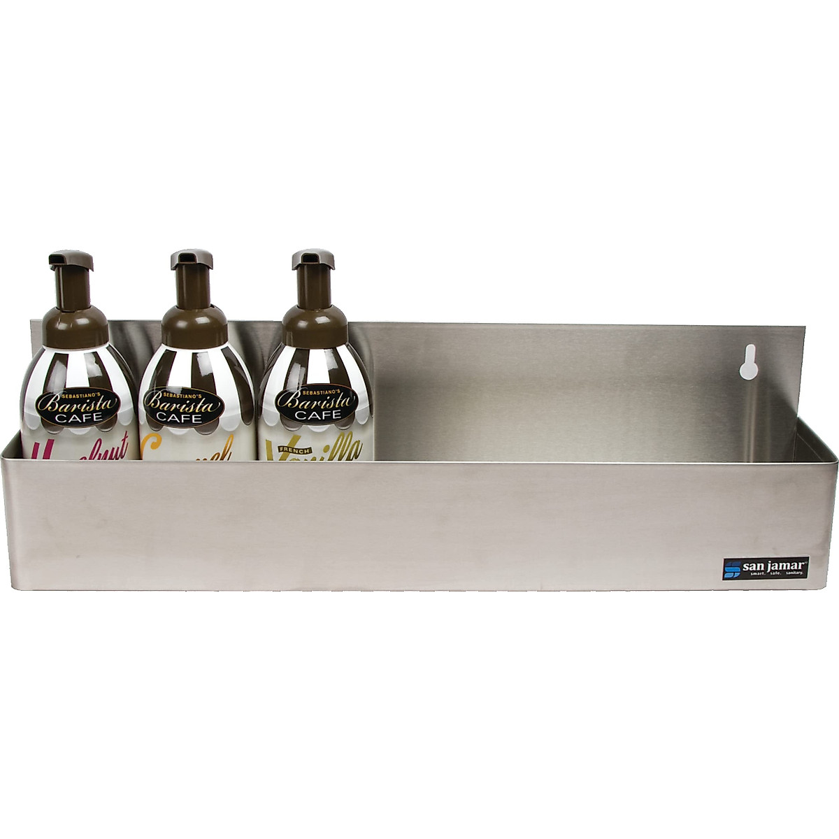 San Jamar Stainless Steel Speed Rails, 5 Quarts, Silver
