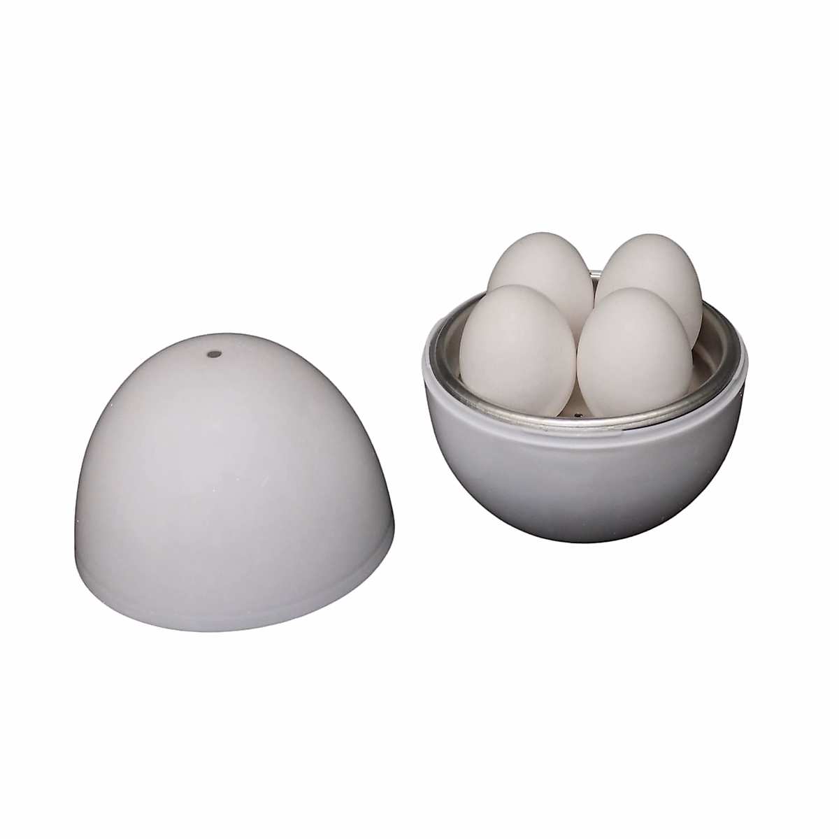 Microwave Egg Boiler Cooker Hard or Soft Boiled Eggs BPA Free Cook Up To 4 Eggs In Minutes Food-Grade