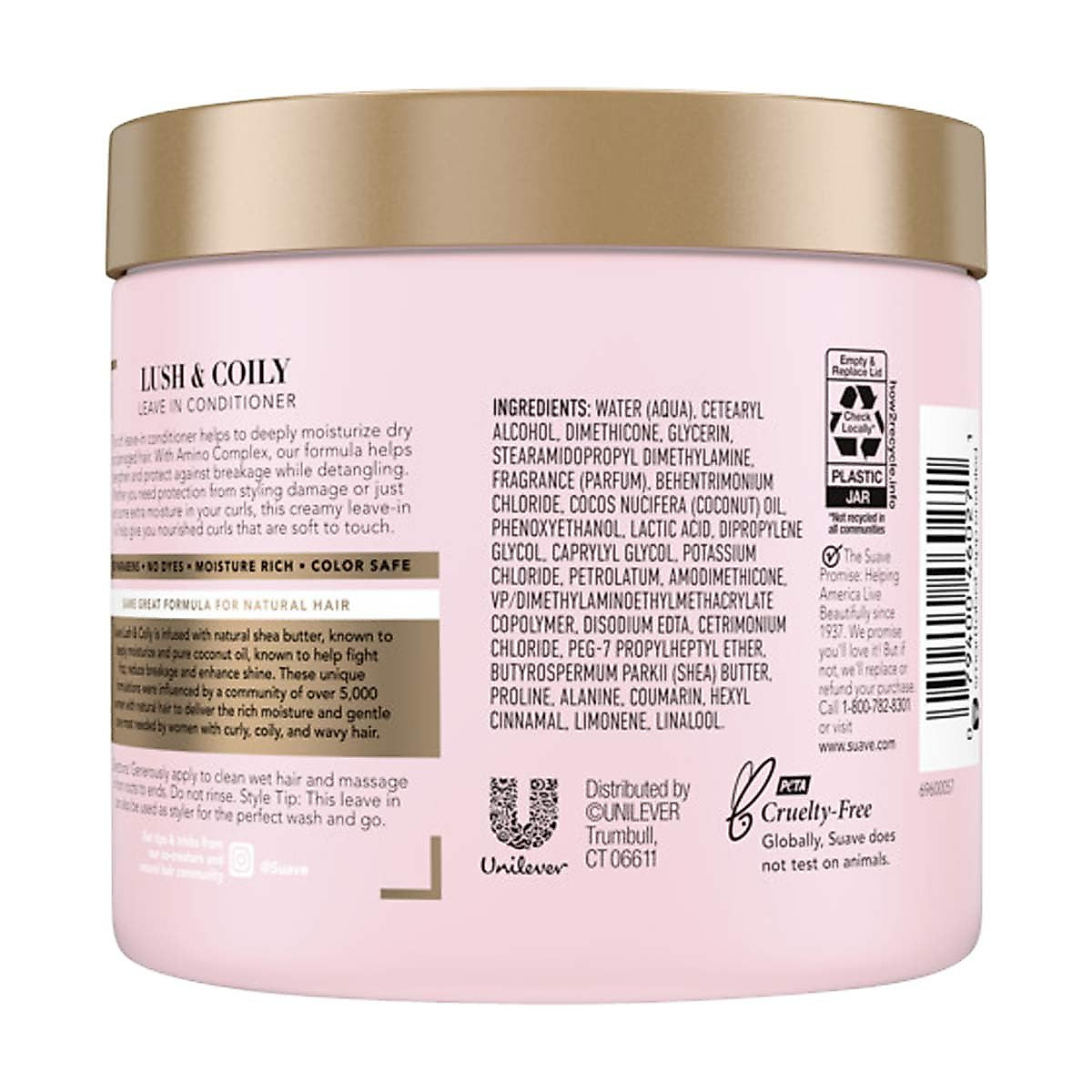 Suave Professionals Natural Shea Butter Coconut Nourish & Strengthen Leave-In Conditioner 13.5 fl oz