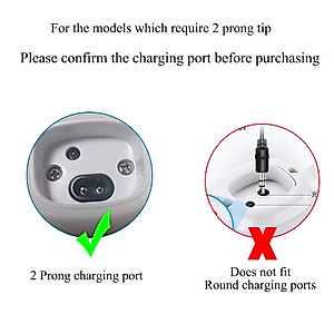9V Electric Spin Scrubber Charger Replacement for Voweek Electric Spin Scrubber LABIGO Electric Spin Scrubber Compatible with Voweek VWS211,LABIGO LA1 Pro Charger Cord 5.9FT