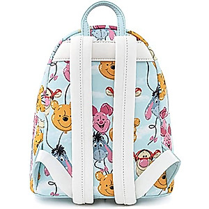 Loungefly Disney Winnie the Pooh Balloon Friends Womens Double Strap Shoulder Bag Purse