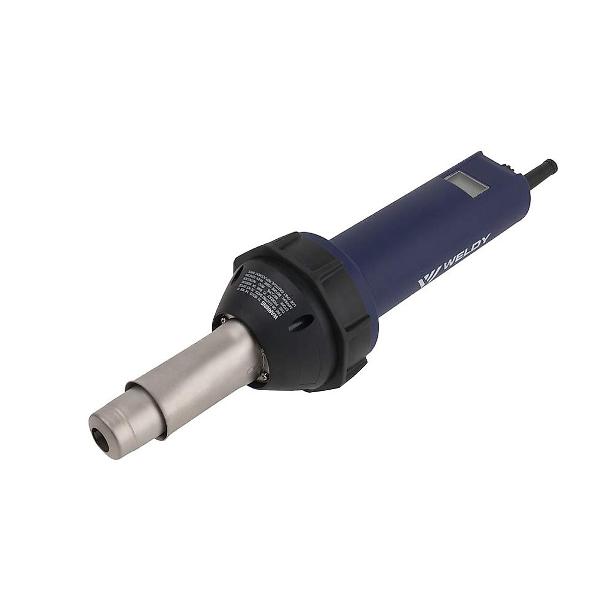 WELDY HT1600D Digital Control Hot Blast Torch Heat Gun TPO PVC PE CPE ECB EPDM Hot Welder Hand Held Plastic Welder (HT1600D Kit)