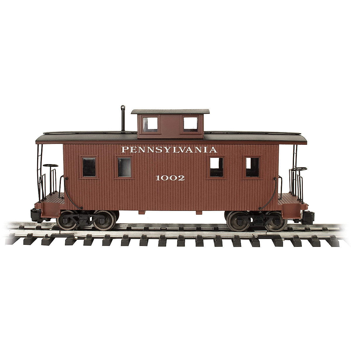 Bachmann Trains - Center Cupola Caboose - Pennsylvania #1002 - Large G Scale