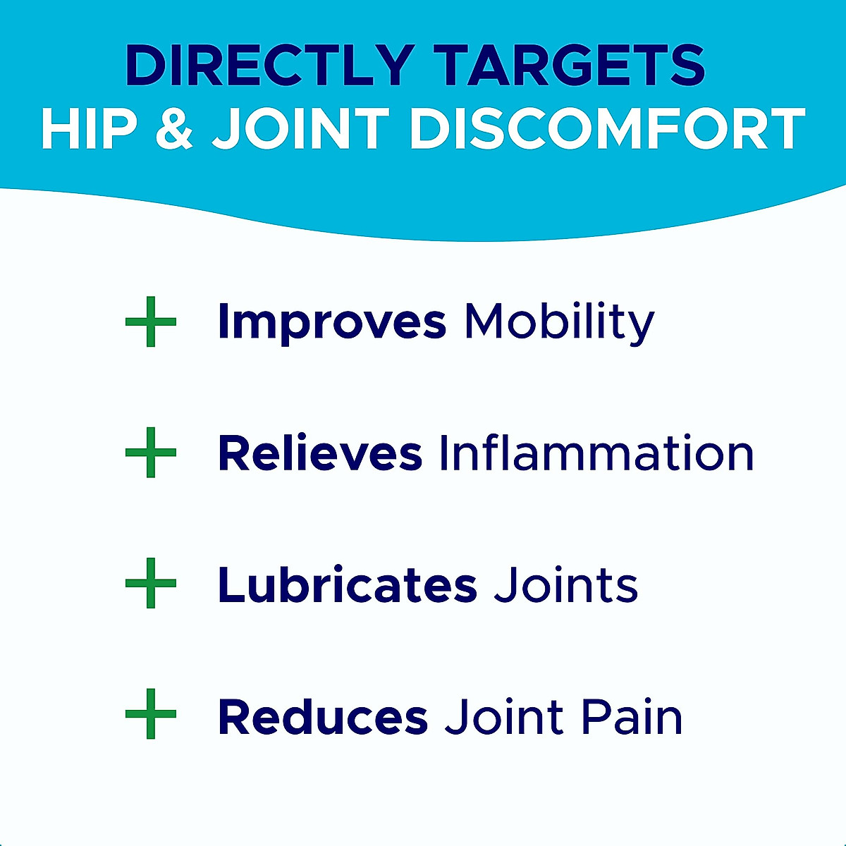 GOODGROWLIES Mobility Glucosamine Treats for Dogs - Advanced Hip & Joint Supplement w/Omega-3, Chondroitin, MSM - Made in USA - Joint Pain Relief - Hip & Joint Care - 120ct