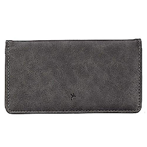 Christian Art Gifts Checkbook Cover for Women and Men - All Things Are Possible Christian Blue Wallet Faux Leather Christian Checkbook Cover for Duplicate Checks Credit Cards & Pen Loop - Mathew 19:26