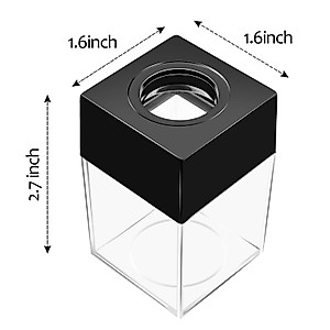 4 Pieces Magnetic Paper Clip Dispenser Holder Paperclip Dispenser for Desk, School, Office