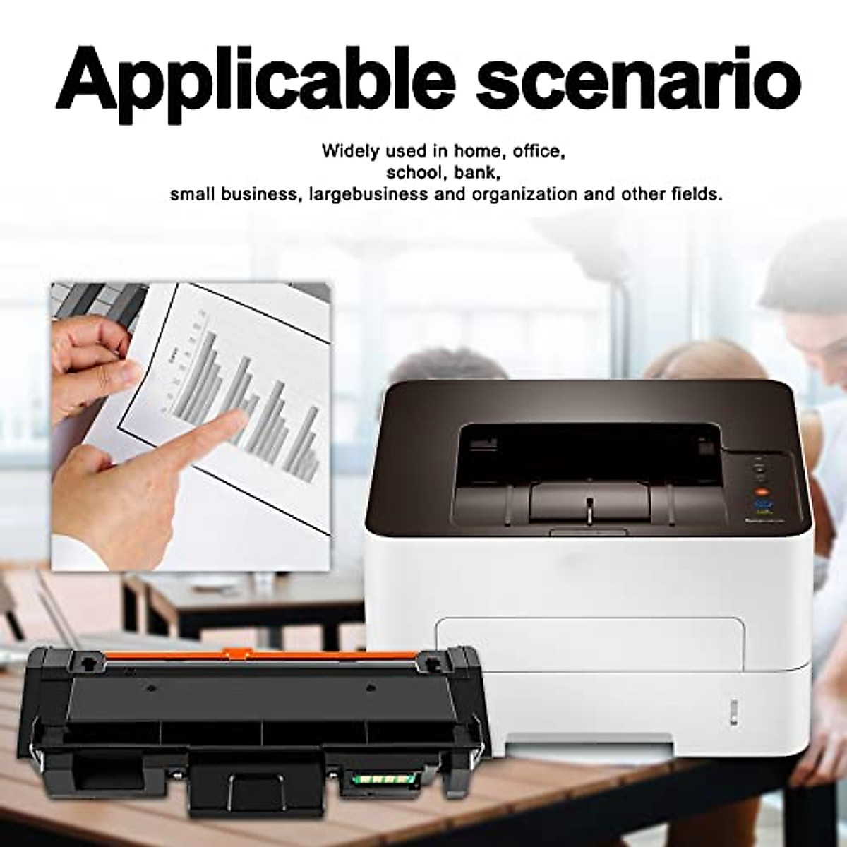 HIYOTA (SU844A) MLTD116S D116S Black Toner Cartridge Compatible Replacement for Samsung MLT-D116S D116S MLT D116S Xpress M2825DW M2825WN M2835 M2675FN M2676N M2676FH M2875FW M2875FD M2625, 1 Pack