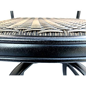 Sunvuepatio Patio Outdoor Santa Clara Swivel Rocker Dining Chairs Set of 2