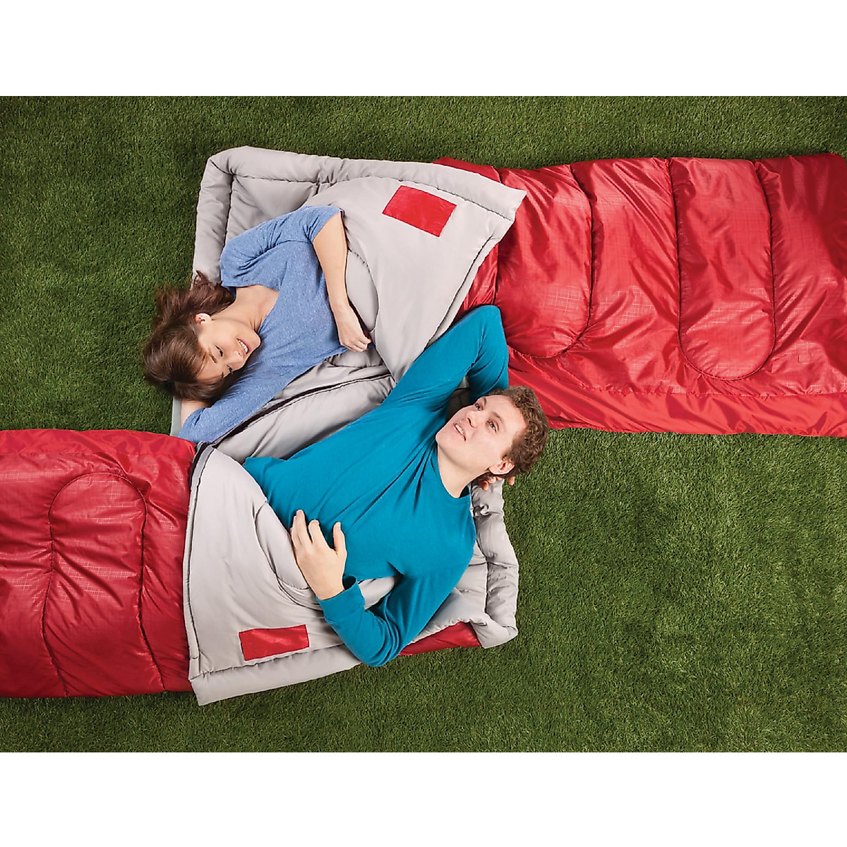 Coleman Palmetto Cool-Weather Sleeping Bag, 30°F Lightweight Camping Sleeping Bag for Adults, No-Snag Zipper with Stuff Sack Included