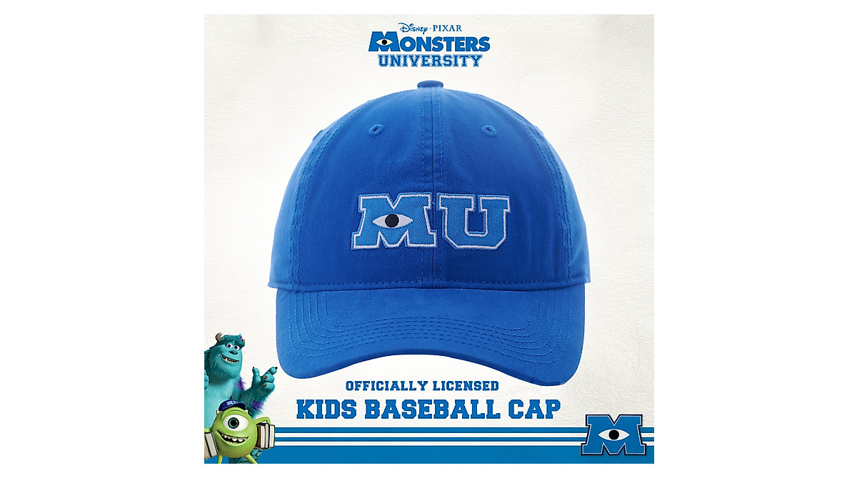 Disney Pixar Monsters University Baseball Cap - Adjustable Fit