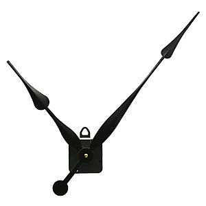 TIKROUND Youngtown High Torque Long Shaft Clock Movement Mechanism with 12 Inch Long Spade Hands