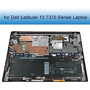 Dentsing XCNR3 Battery Replace for Dell Latitude 13 7370 Ultrabook Series 0XCNR3 WY7CG WV7CG 0WV7CG 7.6V 34Wh/4250mAh 4-Cells