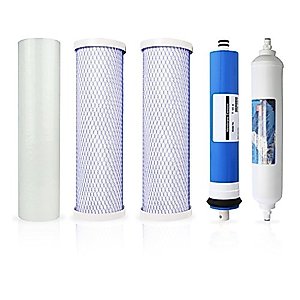 CFS – 5 Pack Replacement Water Filters Cartridge Compatible with APEX RF-5050 Models – Remove Bad Taste & Odor – Whole House Replacement Water Filter Cartridge, 5 Micron, White