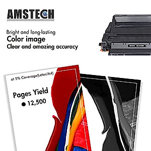 55X CE255X Toner Cartridge Replacement for HP 55X CE255X 55A CE255A Toner Cartridge for HP Enterprise P3015 P3015d P3015dn P3015x P3011 P3016 MFP M521 M525 Printer (Black, 1-Pack, High Yield)