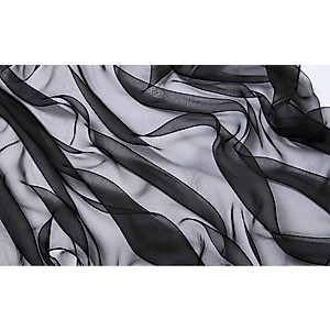 K-Elewon Solid Color Silk Feeling Scarf Fashion Scarves Wrap Long Lightweight Shawls for Women H01-01