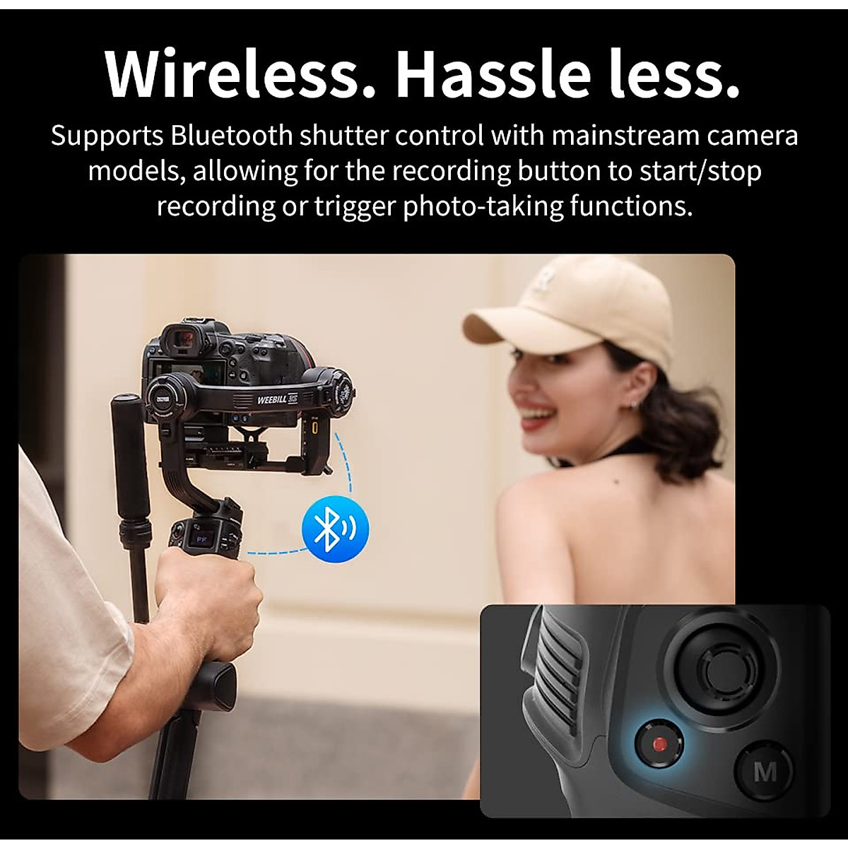 ZHIYUN Weebill 3S Gimbal Stabilizer for DSLR and Mirrorless Camera Canon/Nikon/Sony/Panasonic/Fujifilm,Fill Light,Native Vertical Shooting