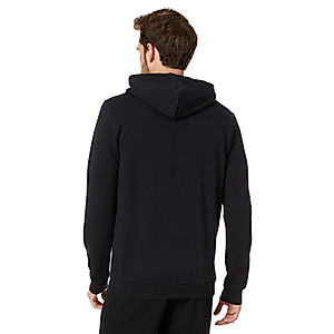 adidas Men's Essentials Fleece Hoodie, Black/White, X-Large