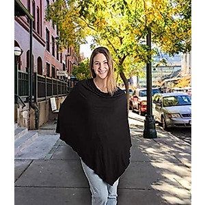 Little Me Nursing Shawl, Black, Nursing Covers Breastfeeding Cover