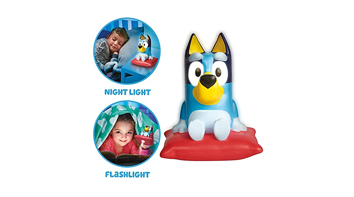 Bluey 2-in-1 Bedtime Night Light & Flashlight for Kids