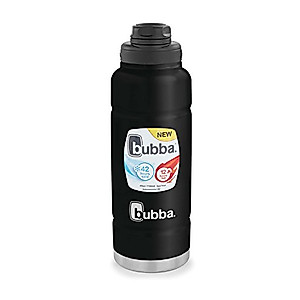 Bubba Trailblazer, Vacuum-Insulated Stainless Steel Water Bottle, 40oz., Licorice