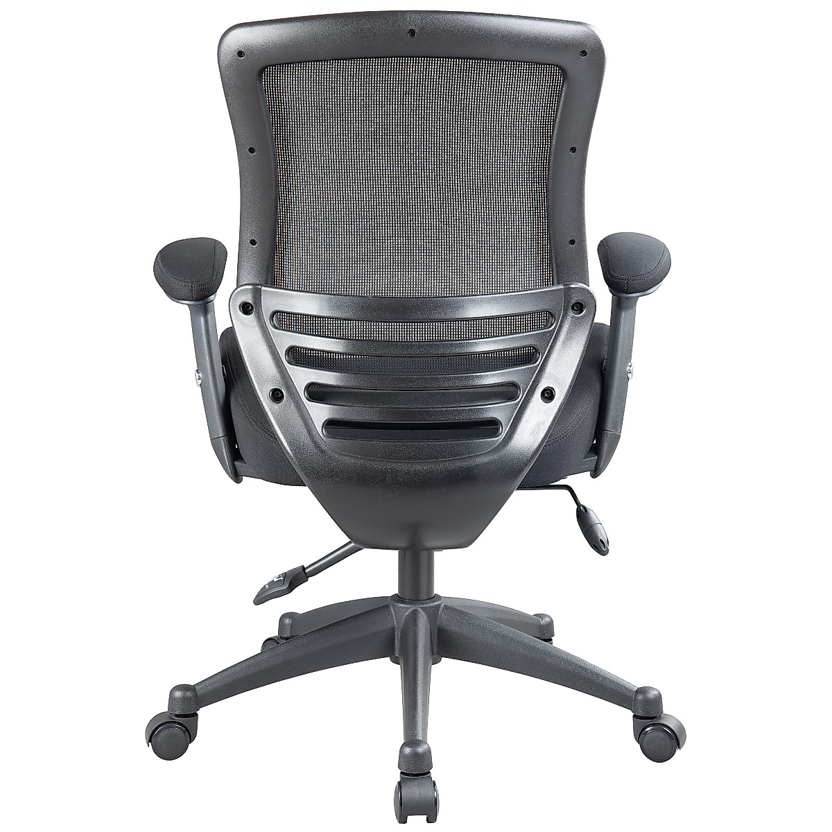 BOLISS Ergonomic Office Computer Desk Chair Height Adjusting Arm Waist Support Function-Black