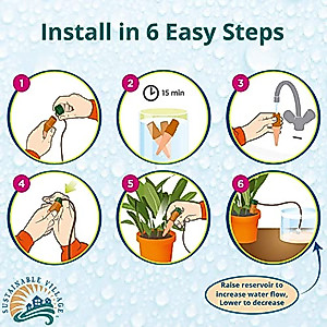 Blumat XL Classic Plant Watering Stakes | for Everyday Home or Vacation Use | Indoor or Outdoor Water Spikes for Plants | Automatic Drip Irrigation (2 Pack XL)