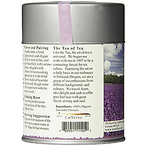 The Tao of Tea, Lavender Herbal Tea, Loose Leaf, 2.0 Ounce Tin (Packaging May Vary)