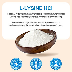 L-Lysine Powder for Cats, 120g Lysine Powder Supports Cats Immune System, Respiratory Health & Visual Function – Lysine Powder Improve Cats Eye Discharge, Pets Health Supplies, Salmon Flavor - 4.23oz