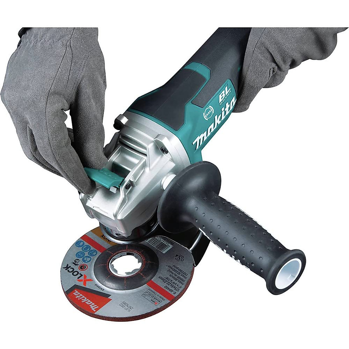 Makita XAG26Z 18V LXT® Lithium-Ion Brushless Cordless 4-1/2” / 5" Paddle Switch X-LOCK Angle Grinder, with AFT®, Tool Only
