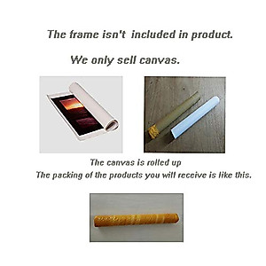 Unframed Canvas Wall Art Loon for Living Room, Bedroom Home Artwork 24x36 inches