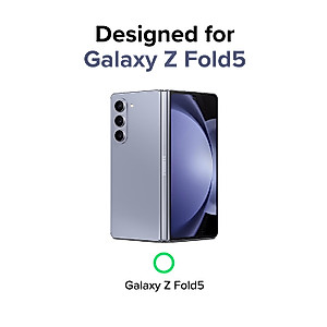 Ringke Slim [Prevents Oily Smudges] Compatible with Samsung Galaxy Z Fold 5 Case, Anti-Fingerprint Technology Smudge Proof Translucent Phone Cover for Women, Men - Matte Clear