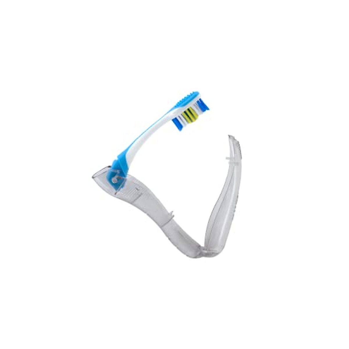 GUM Folding Travel Toothbrush with Antibacterial Soft Bristles (Pack of 6)