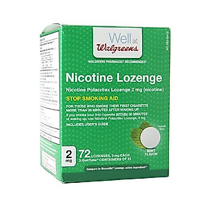 Walgreens Nicotine Lozenge, 2 mg, Mint, 72 ea