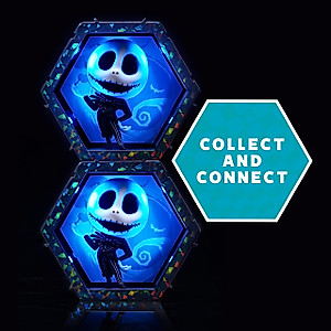 WOW! PODS Jack Skellington - The Nightmare Before Christmas | Official Disney Classic Light-Up Bobble-Head Figure | Collectables, Toys & Gifts | Number 178 in Series, Black and White