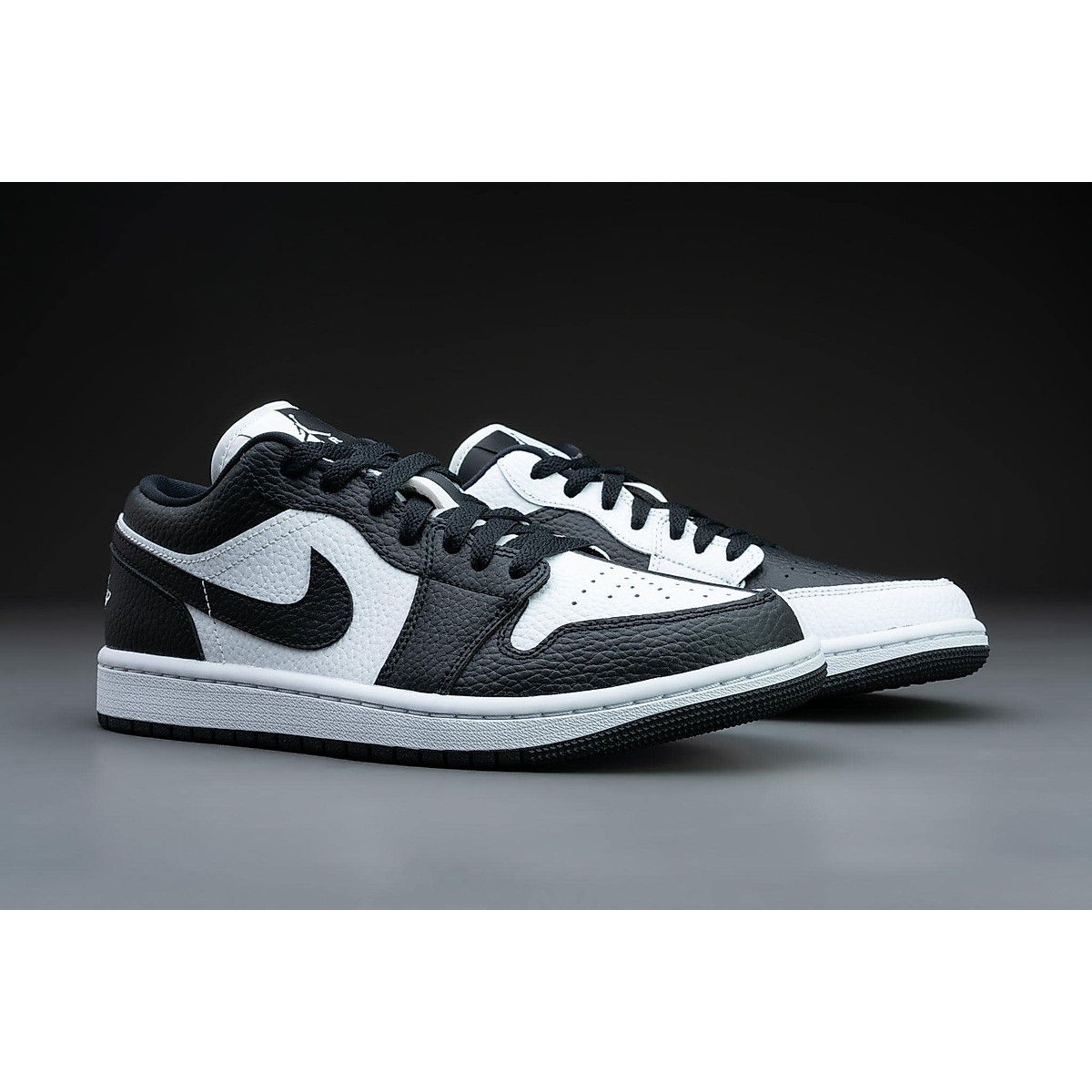 Nike Jordan Womens WMNS Air Jordan Low 1 DR0502 101 Homage - Size 8W White/Black/White