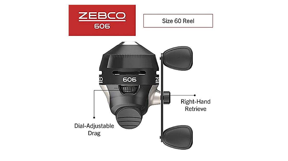 Zebco 606 Spincast Reel | Easy-to-Use Freshwater Fishing