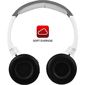 XO Vision IR630R Universal IR Wireless Foldable Headphones - RED Wireless Bluetooth-Enabled Lightweight Portable for iPhone, Car, Kids Wireless Headphones for Universal Car Entertainment System