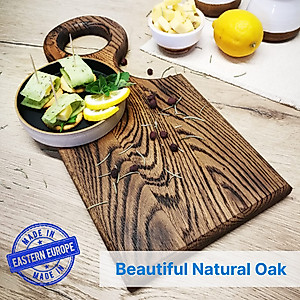CUSINIUM Handcrafted Oak Serving Board CU-5