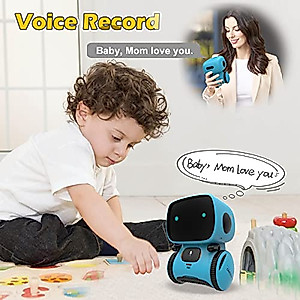 KaeKid Robots for Kids, Interactive Smart Robotic with Touch Sensor, Voice Control, Speech Recognition, Singing, Dancing, Repeating and Recording, Robot Toy for 3 4 5 6 7 8 Year Old Boys Girls