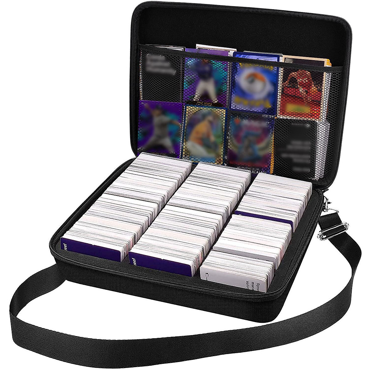 2000+ Card Game Case Holder for Cards Against Humanity/for Magic The Gathering Board & Expansions/for CAH/for MTG/for Deck Box/for Yugioh/Football/Topps Sports Card/for Kids Against Maturity (Black)