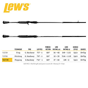 Lew's Team Greg Hackney Flippin' 7'11"-1 HVY