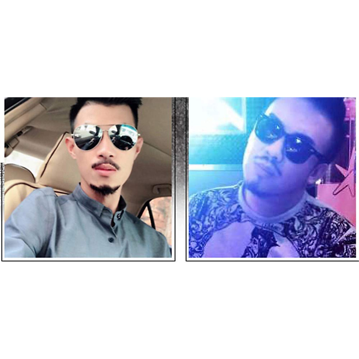 Aimeely Mens Simulation Fake beard Human Hair Mustache Makeup Cosplay Props (2#)