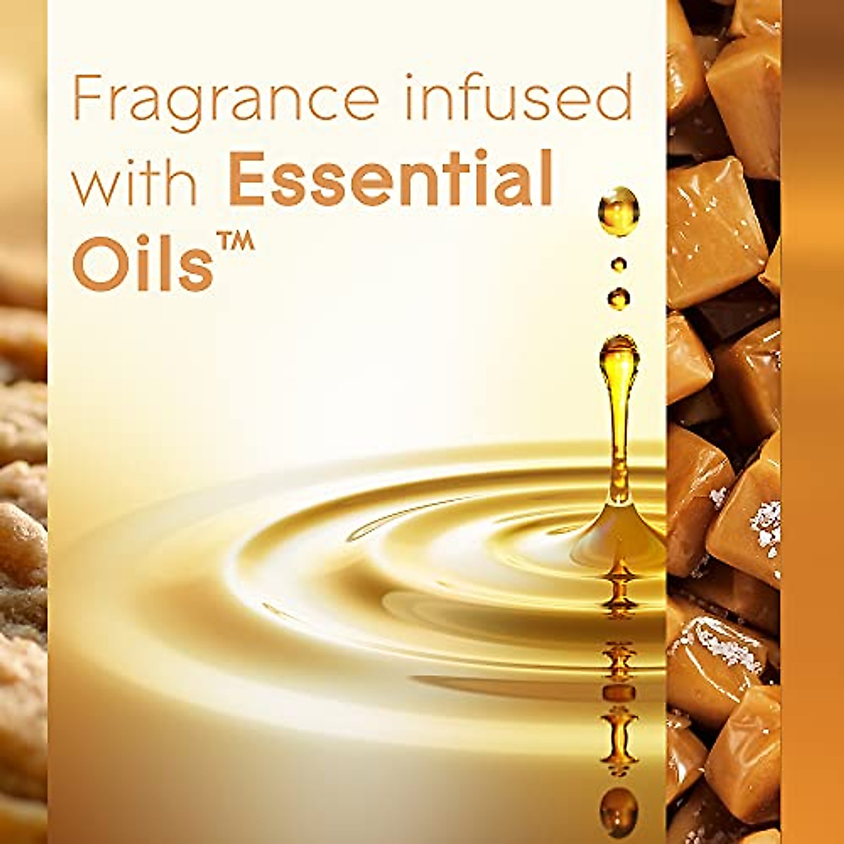 Glade Candle Jar, Air Freshener, Cookie Caramel Rush, 3.4 Oz