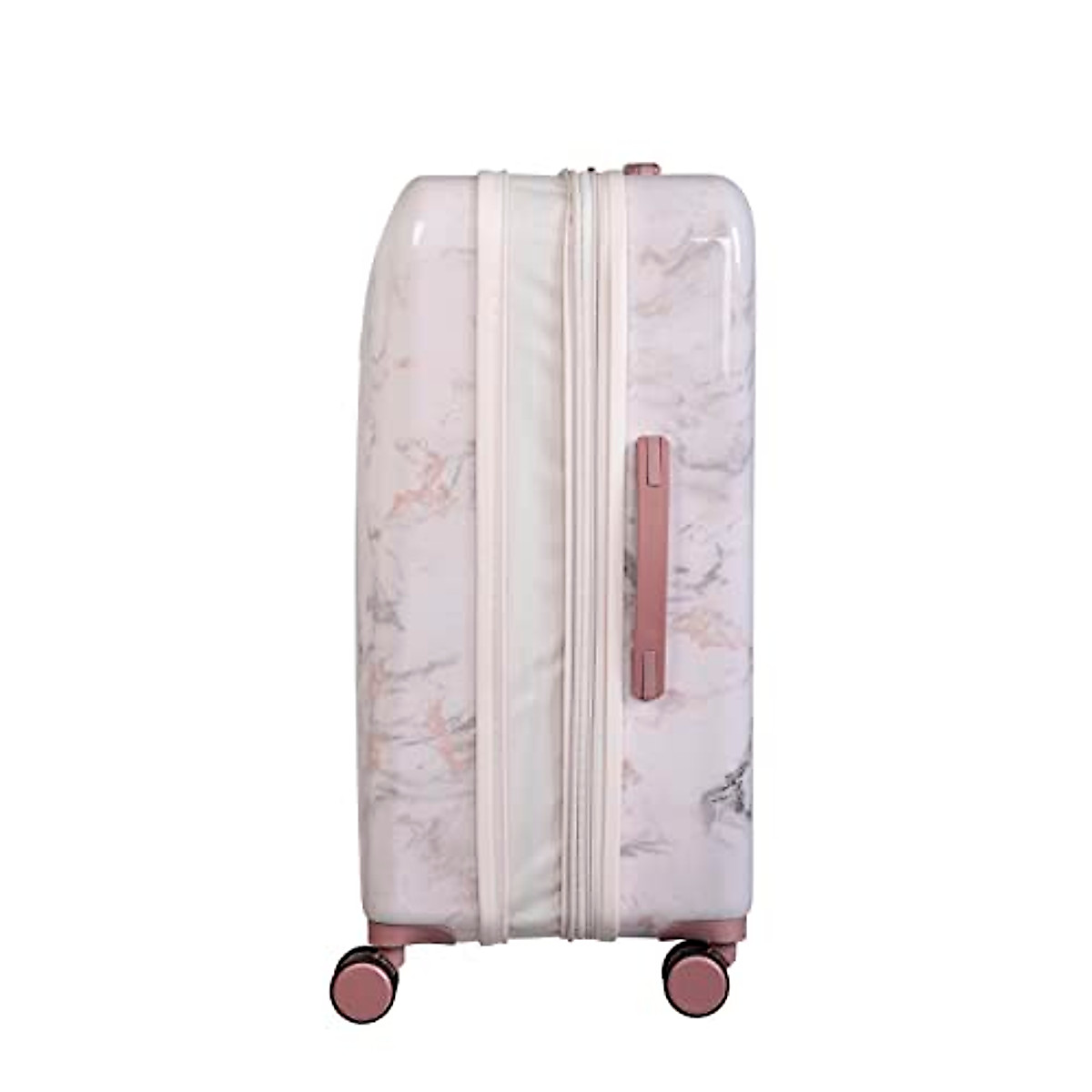 it luggage Sheen 28" Hardside Checked 8 Wheel Expandable Spinner, Marmo Rose Print, 27"
