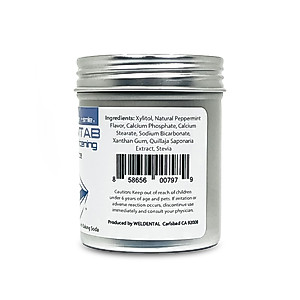 Weldental Chewtab Gentle Whitening Toothpaste Tablets