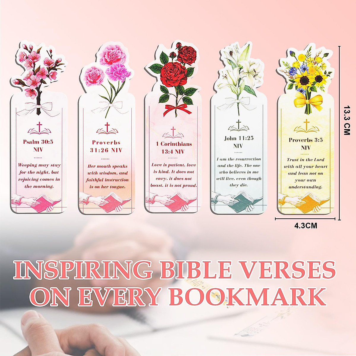 Inspirational Religious Gifts For Women : Faith-Christian Gifts for Women And 40 Pcs Bible Bookmarks,Christian Birthday Gifts, Prayer Gifts, Catholic Gifts For Mom, Friend, Sister, Wife, Mathers